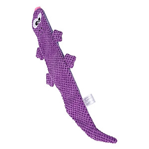 BORDSTRACT Interactive Squeaky Lizard Dog Toy, Engaging Chewable Fun for Dogs, Promotes Dental Health and Anxiety Relief(Purple)