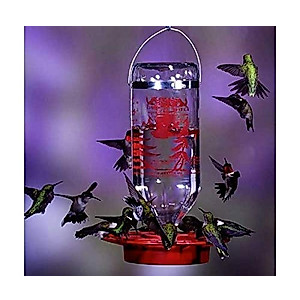 2 Pack of Best-1 Glass Hummingbird Feeders, 32 oz. Each