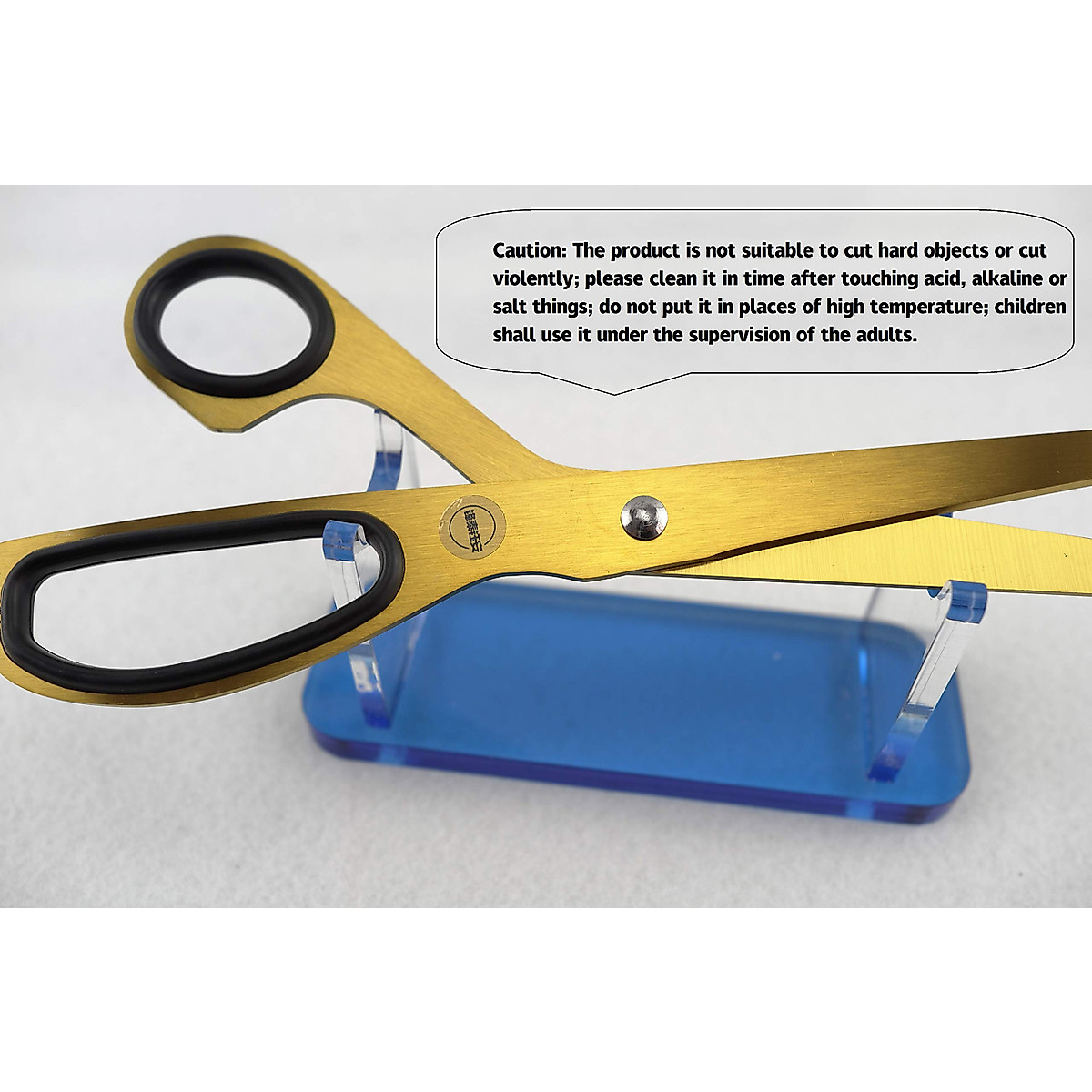 Fengtaiyuan J01 Scissors, 8in Gold, Stainless Steel, offices, households, DIY, embroidery, Dressmaking (J01)