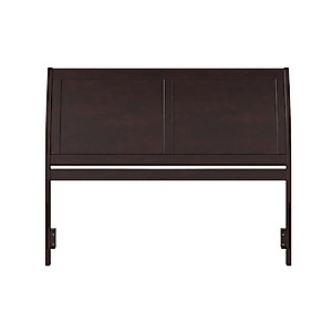 AFI Portland Queen Size Headboard with Attachable Charger in Espresso