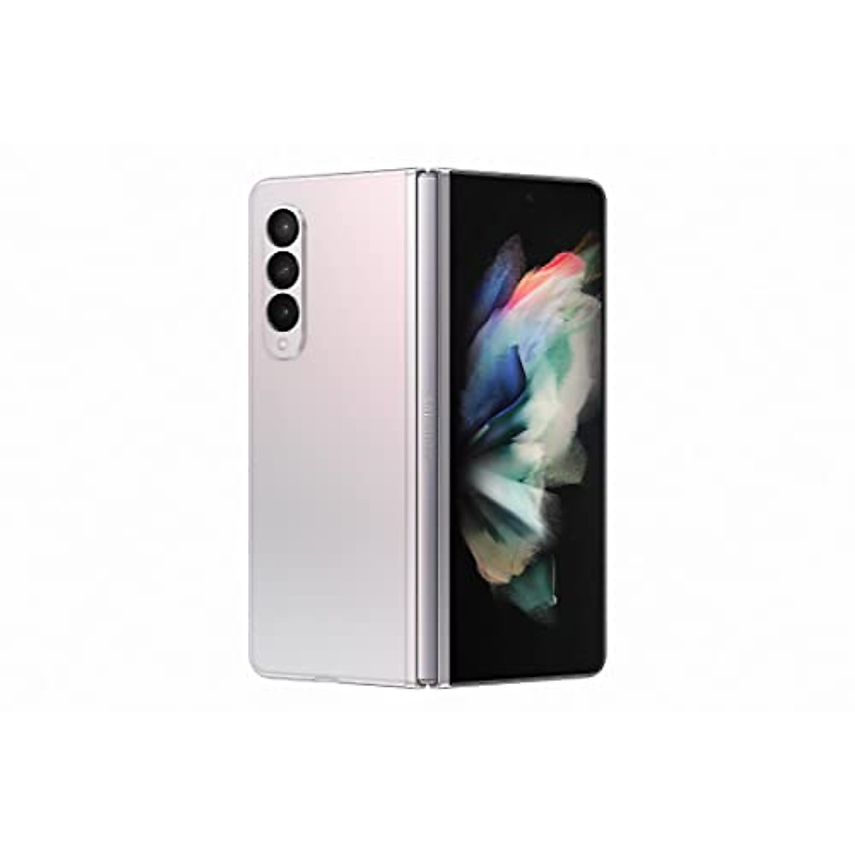 SAMSUNG Galaxy Z Fold 3 Factory Unlocked Android Cell Phone International Version Smartphone Tablet 2-in-1 Foldable Dual Screen Under Display Camera 256GB Storage, Phantom Silver (Phantom Silver)