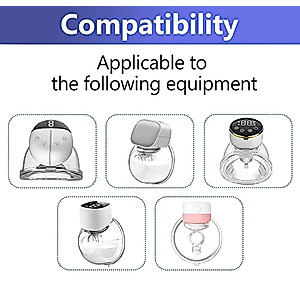 Belmikal Flange 17mm Compatible with Momcozy/TSRETE/PADRAM/LoveOfLive/OMFMF Wearable Breastpump, Wearable Breast Pump Shield/Flange, Momcozy Pump S9/S10/S12 Use with Wearable S9|S10|S12 Parts Replace