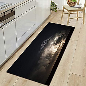 OPLJ Nature Series Door Mat Living Room Bedroom Carpet Comfortable Carpet Home Decor Kitchen Mat A4 50x80cm+50x160cm