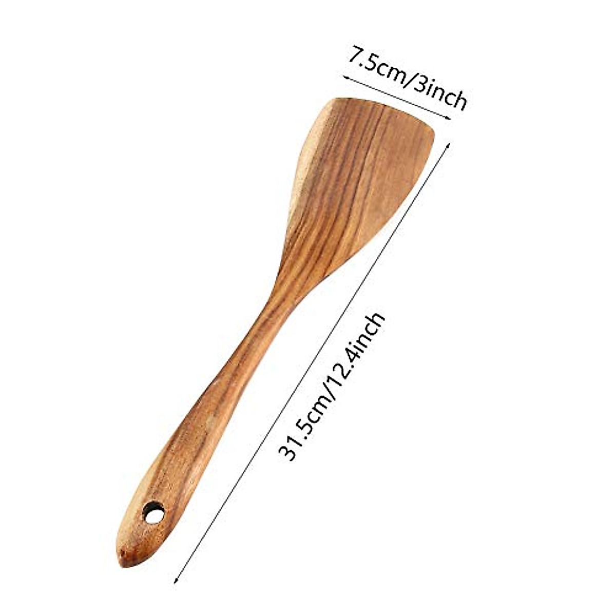 Spatula, Wooden Spatula Turner Fried Shovel Cooking Kitchen Utensils Shovel (31.5 * 7.5cm)