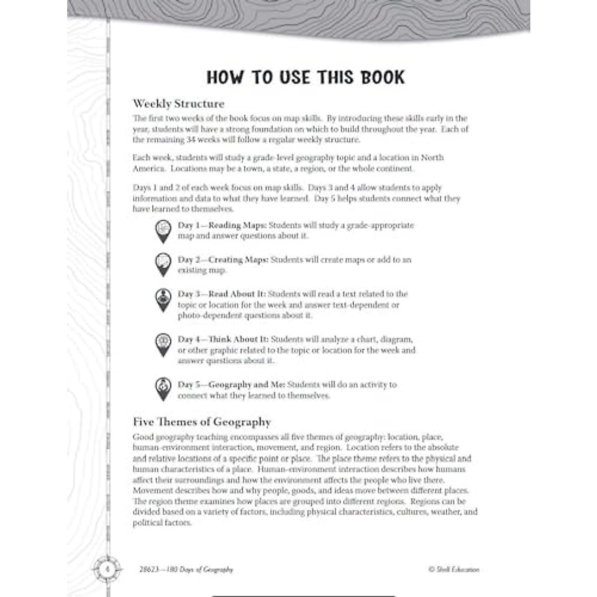 180 Days™: Social Studies, Geography for 2nd Grade Practice Workbook for Classroom and Home, Cool and Fun Practice Created by Teachers (180 Days of Practice)