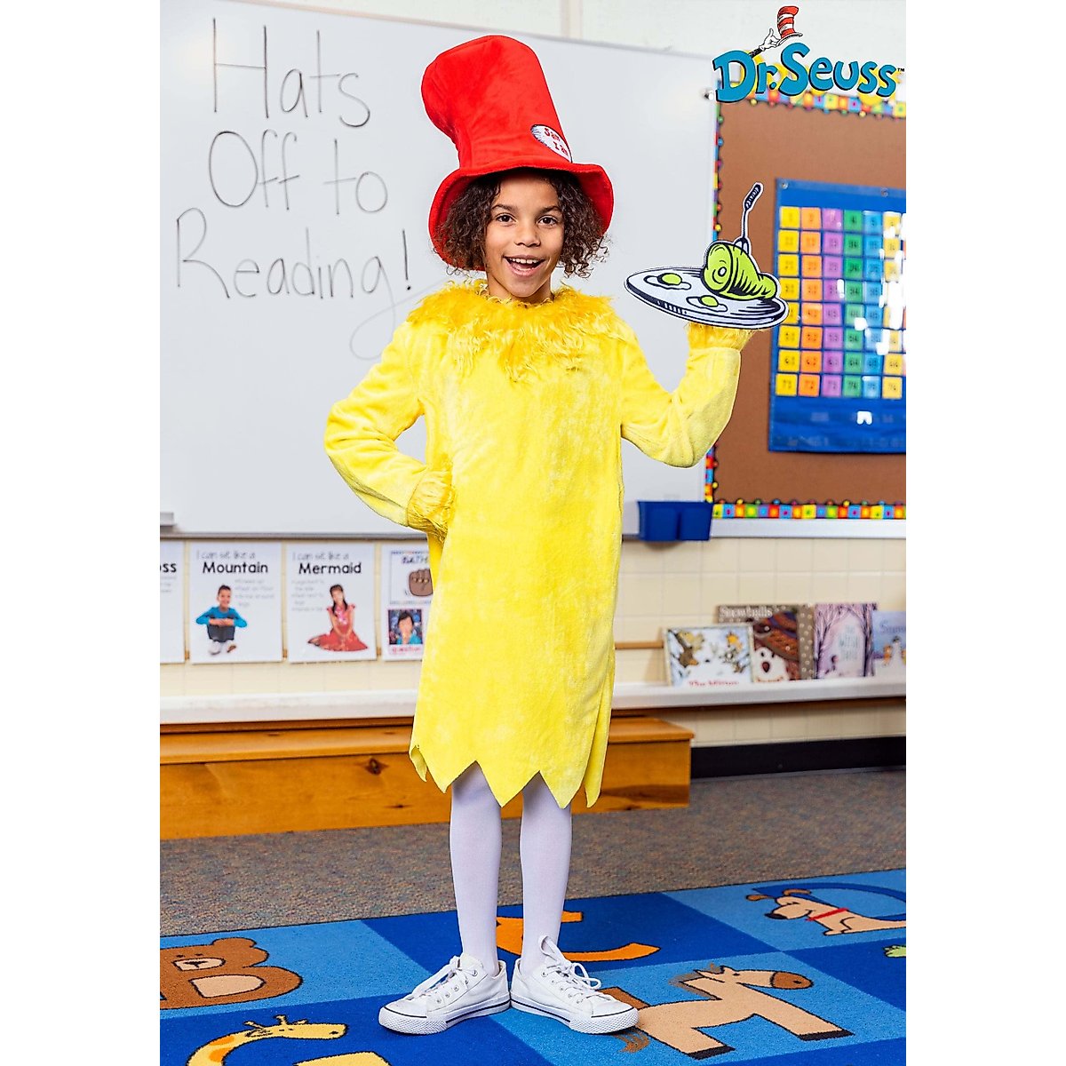 elope Dr. Seuss Green Eggs and Ham Sam I Am Costume for Kids X-Small