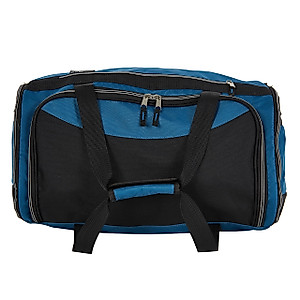 Travelers Club Discoverer Duffel Bag, Black, 36-Inch Non-Rolling