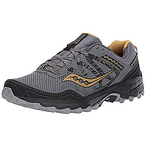Saucony Men's Grid Excursion TR12 Trail Running Shoe, Silver | Gold, 10 W US