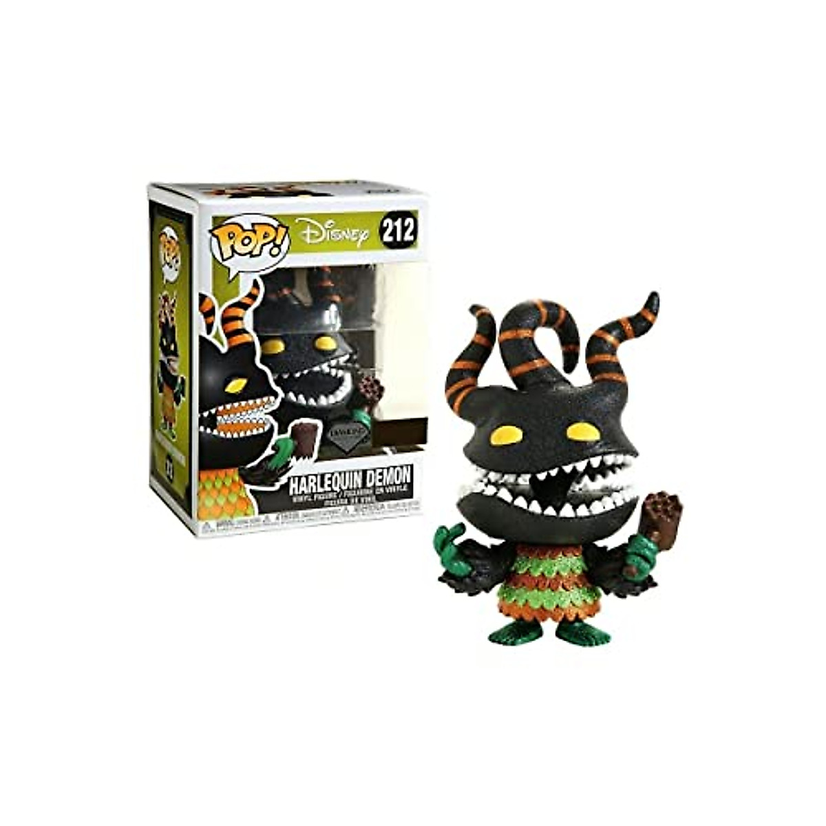 Funko Pop! The Nightmare Before Christmas Diamond Harlequin Demon Excluisive Figure
