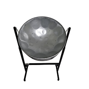 LOW TENOR (SOPRANO, LEAD) STEELPAN (STEEL DRUM) WITH PROTECTIVE CARRYING CASE