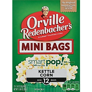 Orville Redenbacher's SmartPop! Kettle Corn Popcorn, 1.16 Oz, 12 Ct