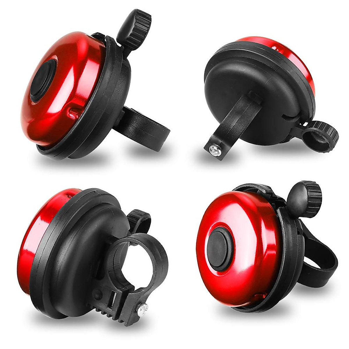 Accmor Classic Bike Bell, Aluminum Bicycle Bell, Loud Crisp Clear Sound Bicycle Bike Bell for Adults Kids