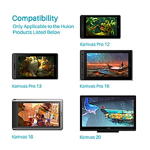 HUION PW507 Battery-Free Stylus for Huion Kamvas PRO 12, Kamvas PRO 13,Kamvas Pro 16, Kamvas 16 and Kamvas 20 Graphics Drawing Monitor