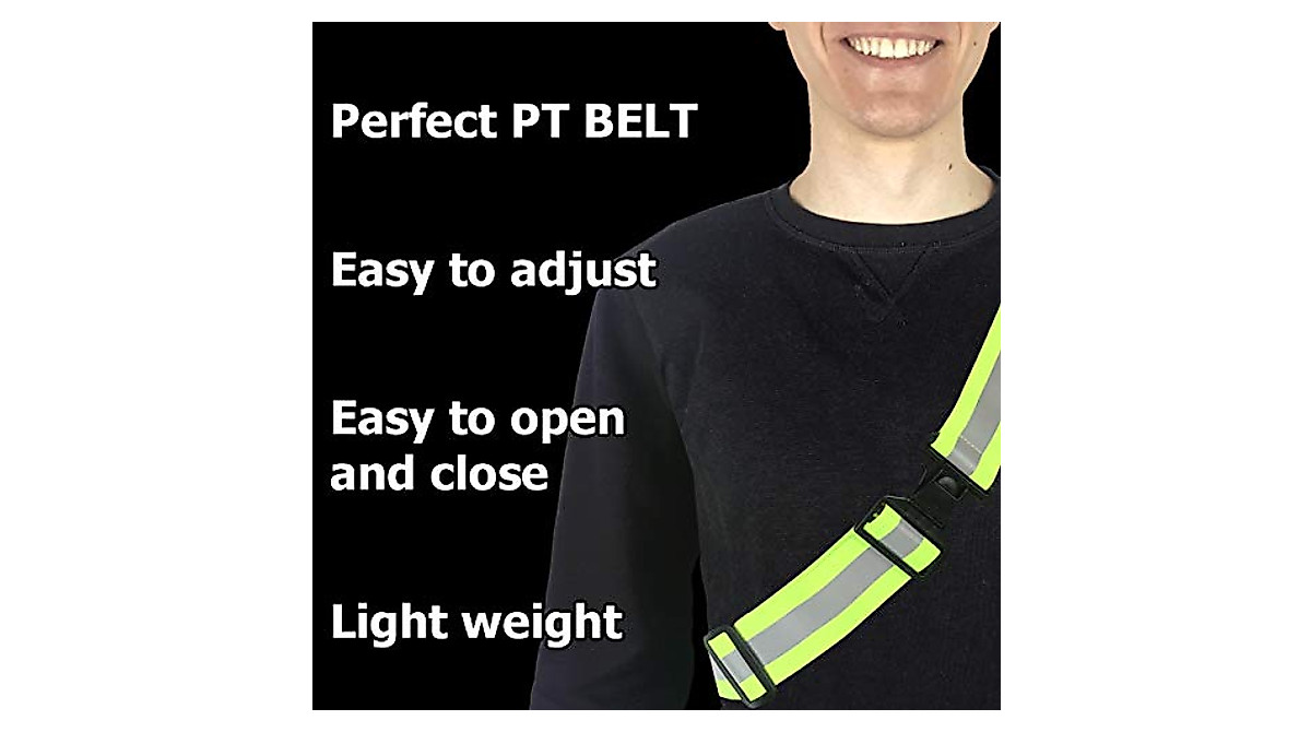 HiVisible Reflective Belt for Running - 360° Visibility & Safety
