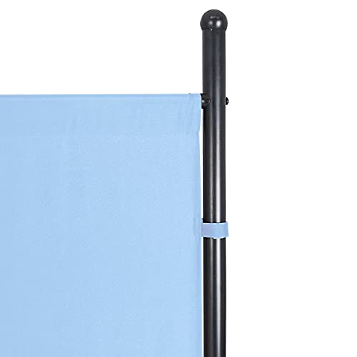 Grezone Single Large Panel Room Divider with Wheels Privacy Screen for Bed Room Dining Room Living Room Partition Home Office Dorm (Sky Blue)
