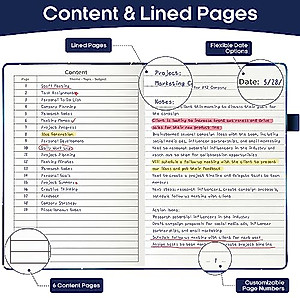 Journal Notebook For Writing,320 Pages Lined Hardcover Leather Journals For Women Men,Notebooks College Ruled For Work Organization,Note Taking (5.7" X 8.3")-You Are My Star