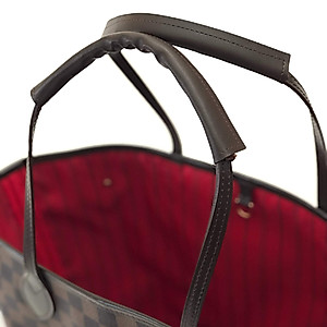 APRIKOT Handle Cover Wrap for LV Purses, Designer Bags (Brown)