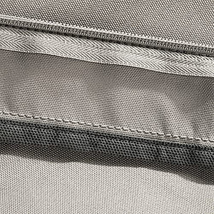 Classic Accessories Ravenna Water-Resistant Patio Chair Seat Cushion, 18 x 18 x 2 Inch, Mushroom, Patio Furniture Cushions