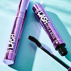 essence | Lash Like A Boss Instant Volume & Length Mascara | Ultra Black Color & Curved Fiber Brush | Vegan & Cruelty Free | Free From Parabens & Microplastic Particles