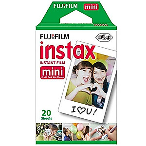 Fuji Mini Instant Film 12 x 10 Packs 120 Prints with 60 Frame Stickers