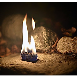 Fire and Charcoal Starters (50 Pieces) Perfect for Barbecue Grills, Big Green Egg, Kamados, Smokers, Wood Stove and Campfire