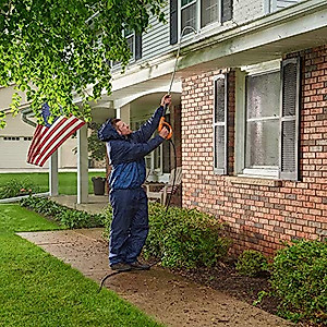 STYDDI Pressure Washer Gutter Cleaner Attachment, Pressure Power Washer Gutter Cleaning, 4000 PSI, 13 Inch, 1/4 Quick Connect