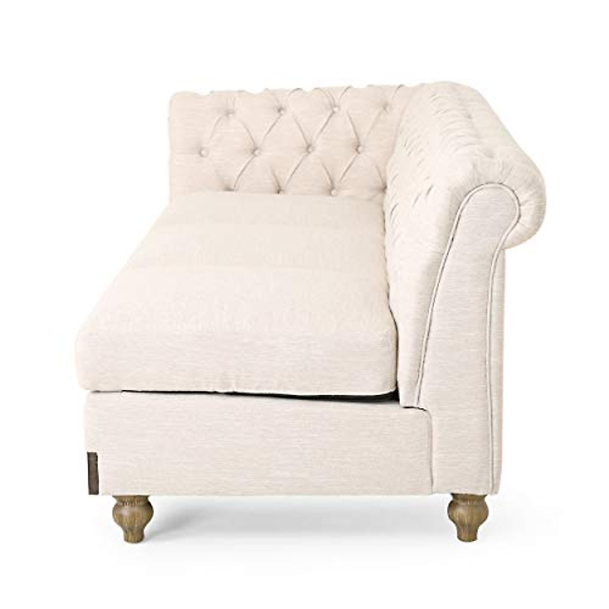 Christopher Knight Home Castalia Sectional, Beige + Dark Brown