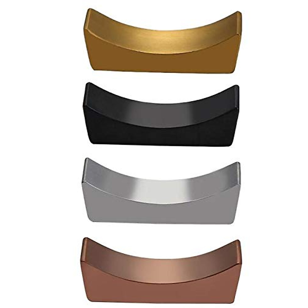 MBBITL Black Brushed Chopsticks Rests Holders Stainless Steel For Holding Spoon Forks Pack of 5