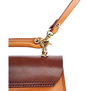 OLD TREND Genuine Leather Halibut Crossbody Bag (Cognac)