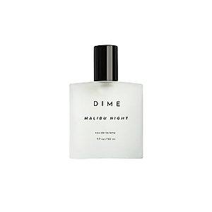 Dime Beauty Perfume Malibu Night, 1.7 oz / 50 ml - Light and Floral Musk Scent, Hypoallergenic, Clean Perfume, Eau de Toilette For Women