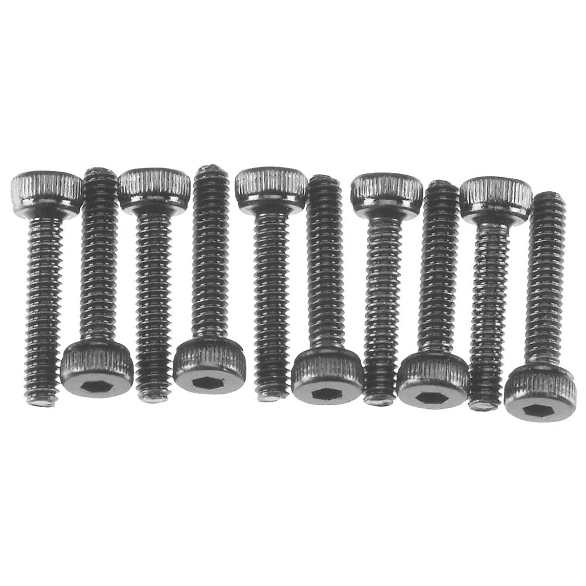 Axial AXA015 Cap Head Screws (10-Piece), 2x10mm, Black Oxide