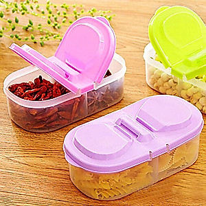 Refrigerator Organizer Bins with Lids - Fridge Freezer Space Organization Storage Rack Shelf Kitchen Box Hot, Clear Storage Containers for Cabinet, Kitchen Organization