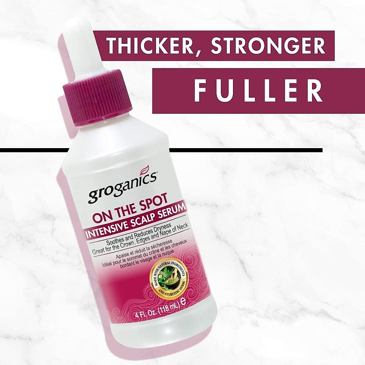 Groganics On The Spot Intensive Scalp Serum 4oz