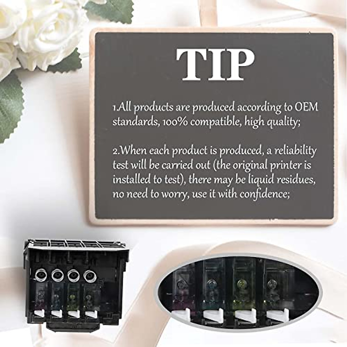 932 Printhead Compatible with hp Printer, Compatible Model 7110 7510 7512 7612 6700 7610 7620 6600 Printer, Produced in Strict Accordance with OEM Standards, no Error.