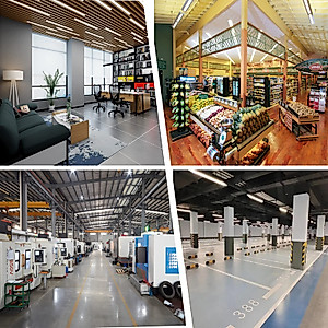 MKUJOO 12 Pack 4FT 40W LED Shop Light, V Shape Integrated T8 LED Tube Light, 6000K Super Bright White,high Output Linkable with Plug for Garage, Workshop,Basement,Warehouse