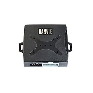 BANVIE Car RFID Push to Start Ignition kit Engine Start Stop Button Switch Keyless Go System with Leather Key