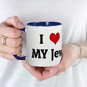 CafePress I Love MY Jew Mug Ceramic Coffee Mug, Tea Cup 11 oz