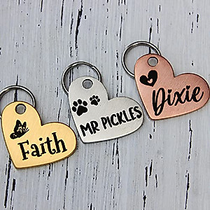 MYXGY Stainless Steel Pet ID Tag, Personalized Dog Name Tags, Customized Cat Tags, Deep Laser Engraving, Optional Engraved on Both Sides, Various Design Options