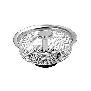 KUNMNGF Sink Stopper Bathroom Drain,Kitchen Sink Strainer,Sink Drain Stopper,Kitchen Sink Stopper,Sink Stopper,Stainless Steel Kitchen Sink Strainer,Bathtub Sink Strainer for Kitchen,Bathroom, Silver