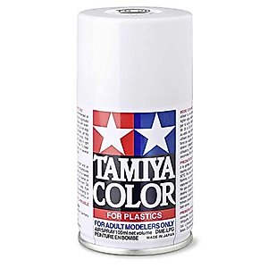 Tamiya TAM85026 85026 Lacquer Spray Paint, TS-26 Pure White - 100ml Spray Can