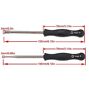 Savior 8pcs Carburetor Adjustment Tool Carb Screwdriver kit for Poulan Echo Husqvarna Carftsman Homelite Common 2 Cycle Small Carb Engine