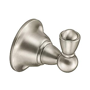 Moen DN6803BN Sage Single Robe Hook, Brushed Nickel