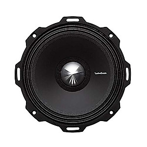 Rockford Fosgate PPS4-6 6.5" 400W 4-Ohm Midrange Car Audio Speaker Pair with Fiber Reinforced Paper Cone and Stamp Cast Aluminum Frame