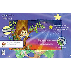 2-Pack Padded Board Books: Grandma's Wishes & Grandpa's Wish List, Ages 1-5 (Chunky Lift a Flap)
