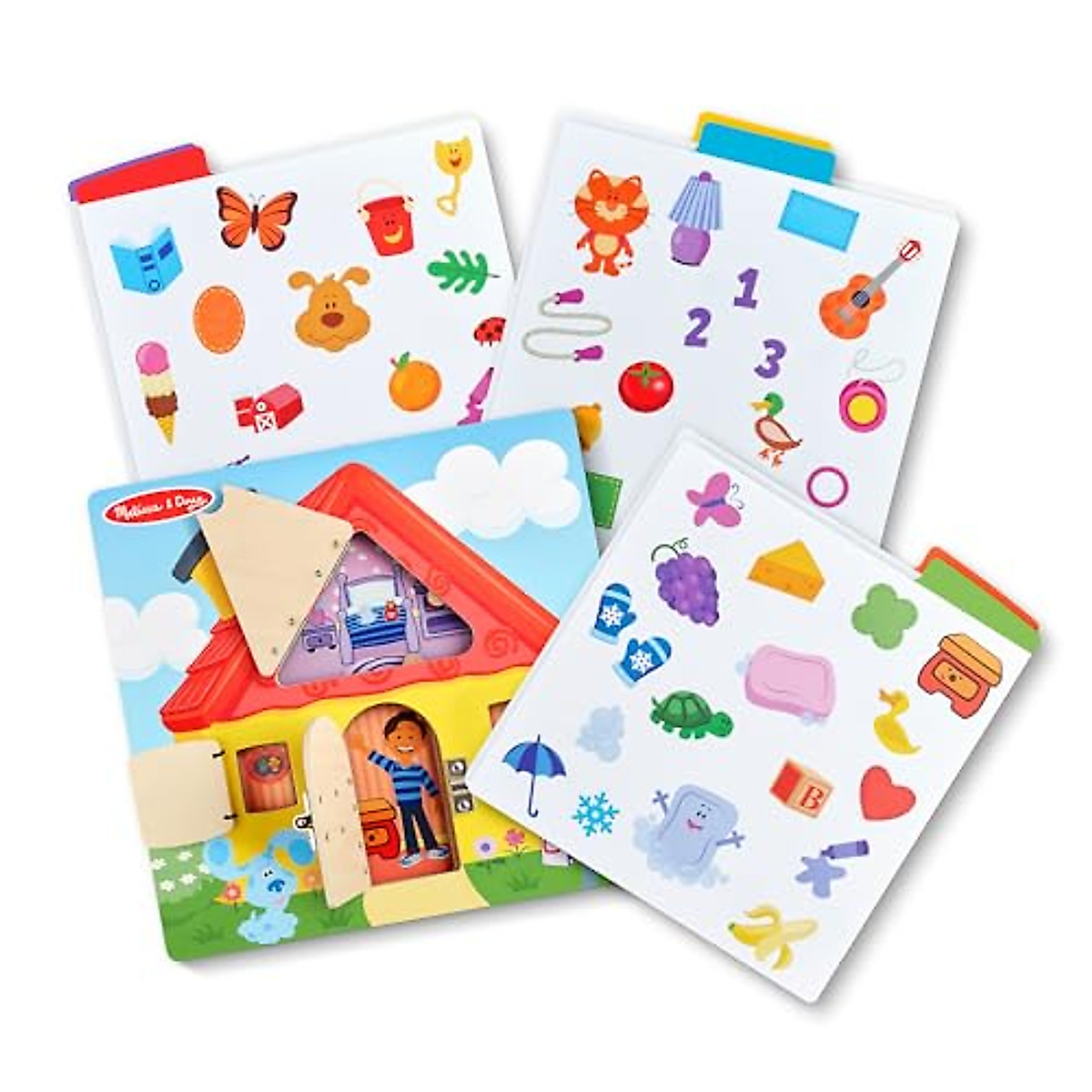 Melissa & Doug Blue’s Clues & You! Wooden Activity Board with Clue Cards - FSC Certified