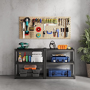 Elitehouse 32" W Garage Shelving,900LBS Loads Adjustable Garage Storage Shelves, 3-Tier Metal Storage Racks and Shelving Units, Utility Rack Shelves (16" D x 32" W x 32" H)