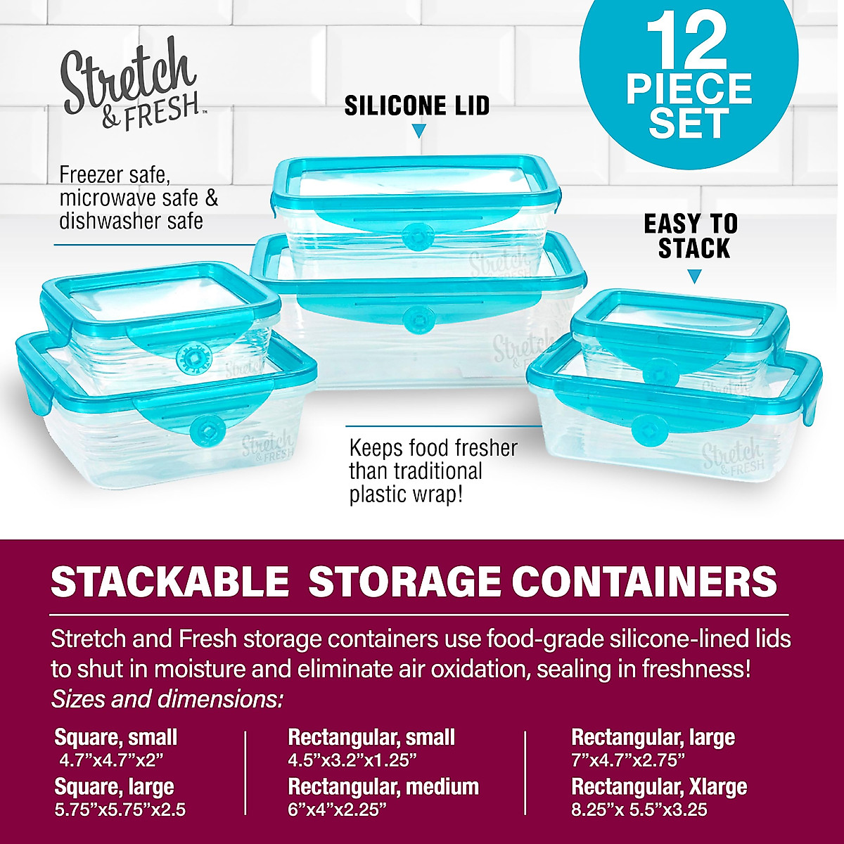 Granitestone 26 Pc Pots and Pan Set Non Stick with Sharp Nutribade Knife Set + Storage Containers, Non Stick Cookware Set, Non Stick Pots and Pan Set, Pot Set, Oven and Dishwasher Safe