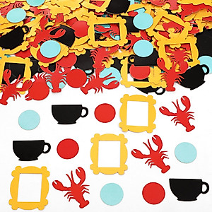 200Pcs Friends TV Show Confetti for Birthday, Bachelorette, Bridal Shower Decorations, Friends TV Show Table Decoration