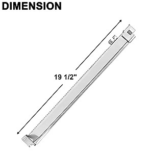Grill Burner Tube Replacement Parts for Weber 67489, Weber Genesis II E-310 Genesis II E-330 Genesis II S-310 Genesis II E-315 Grill Parts, for Weber Genesis II Burner Tube 61000001 61001001 61005001