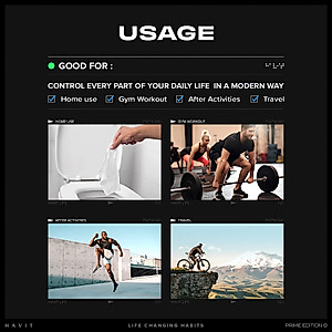 HAVIT Prime Edition Wipes for Men - 360 Flushable Wipes for Adults, Unscented Wet Wipes Infused with Aloe & Green Tea, At-Home Use Dispensers, Septic and Sewer Safe, (Total 360 Wipes - 6 Packs of 60)